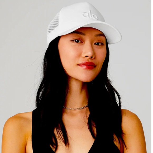 ALO Yoga | Accessories | Alo District Trucker White Hat New | Poshmark